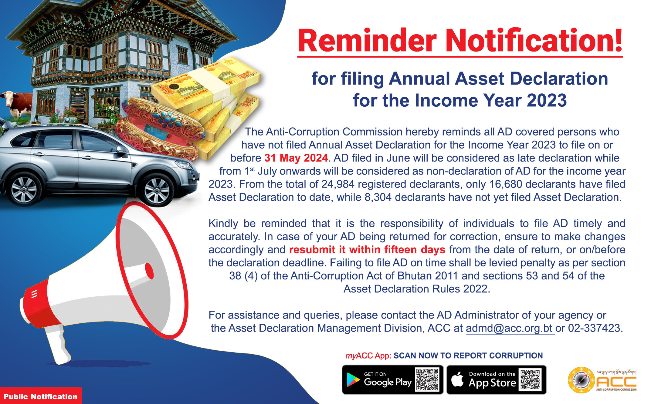 Anti-Corruption Commission of Bhutan – If you care, You will dare!