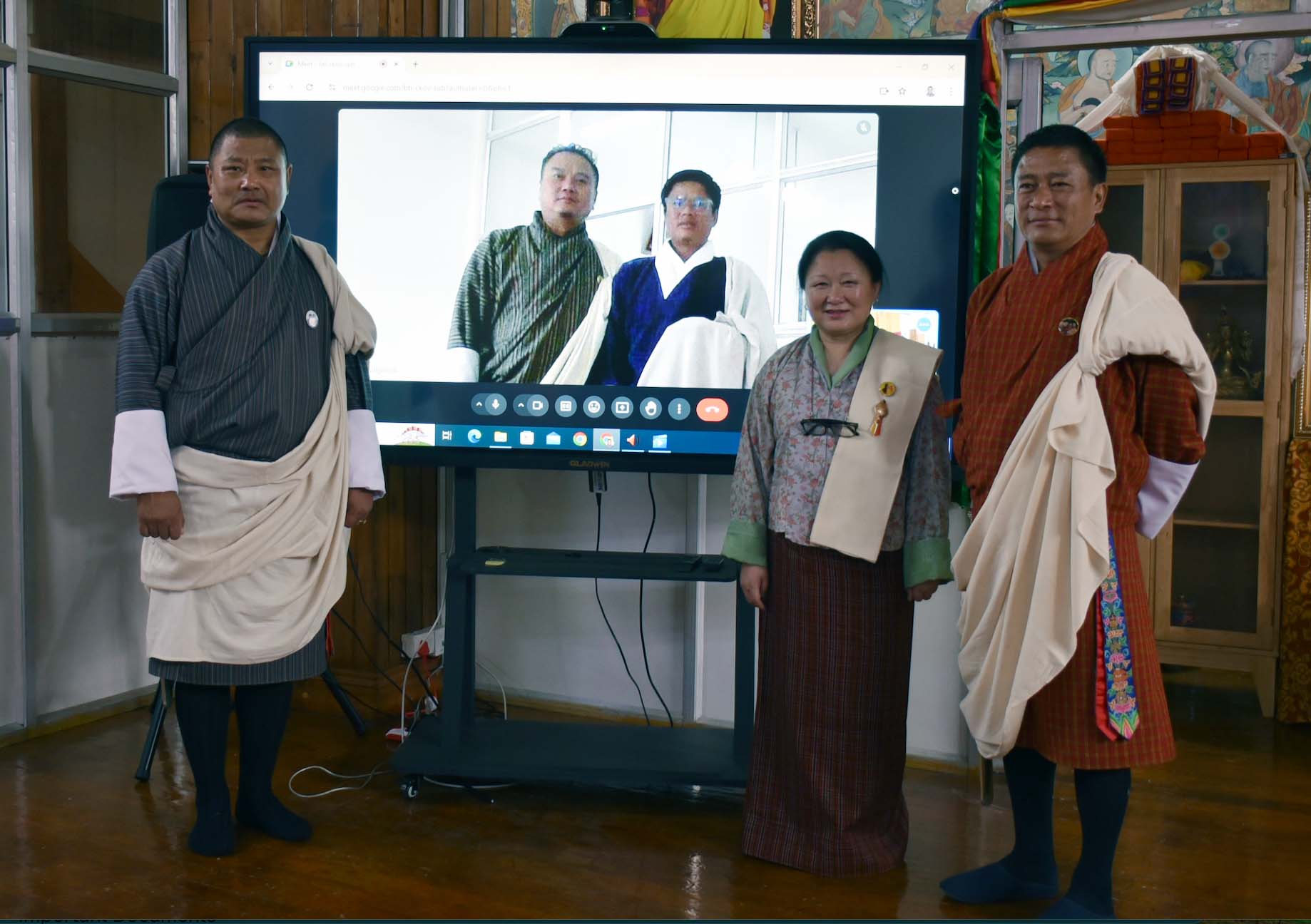 Celebrating achievements and recognizing services of five members of ...